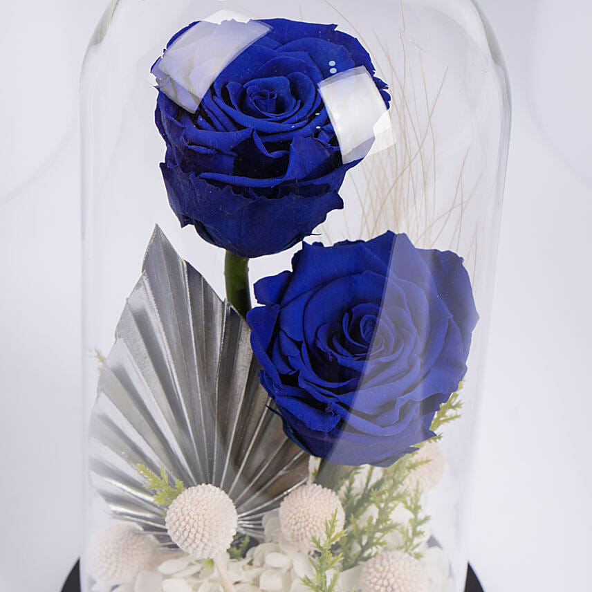 Order Blue Forever Roses Arrangement Online | Same-Day Delivery UAE ...