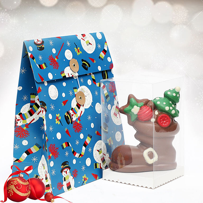 Order Chocolaty Santa Boot Surprise Online | Same-Day Delivery UAE - Fnp.ae