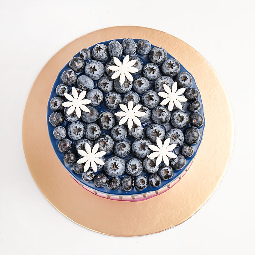 Order Yummy Blueberry Drip Cake Online | Same-Day Delivery UAE - Fnp.ae