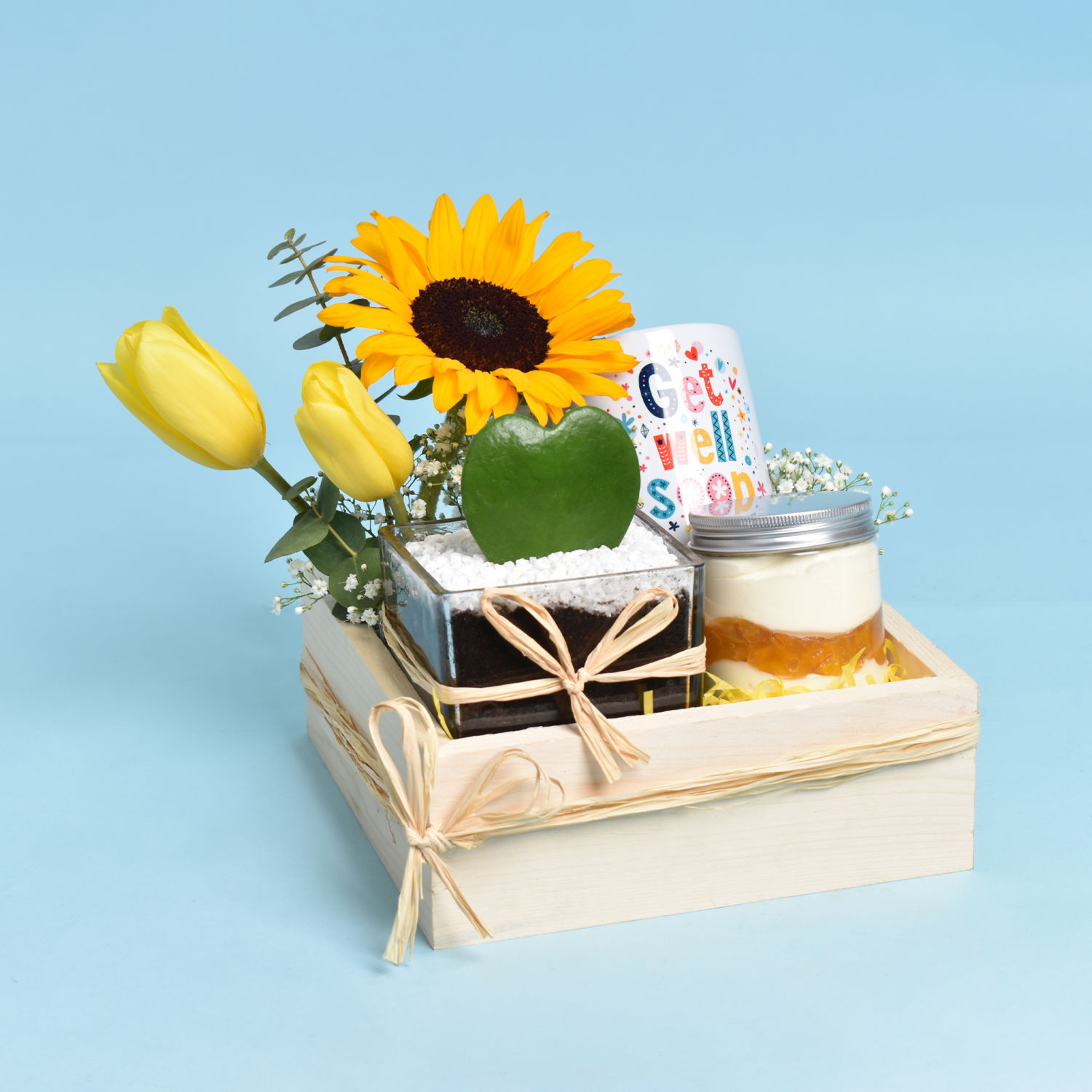 Order Get Well Wishes Combo Tray Online | Same-Day Delivery UAE - Fnp.ae