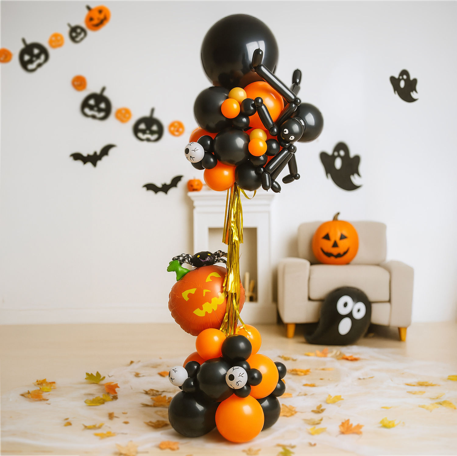 Order Haunted Glow Balloon Tower Online | Same-Day Delivery UAE - Fnp.ae