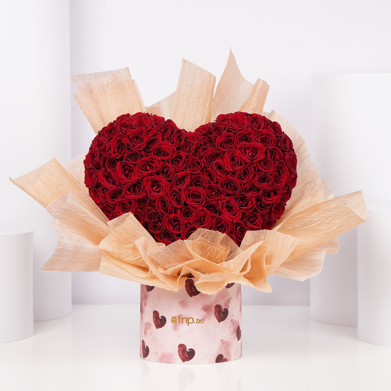 Order Valentines 50 Red Roses Heart Arrangement Online | Same-Day ...